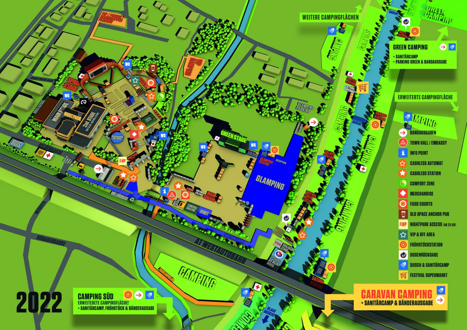 Geländeplan - FM4 Frequency Festival