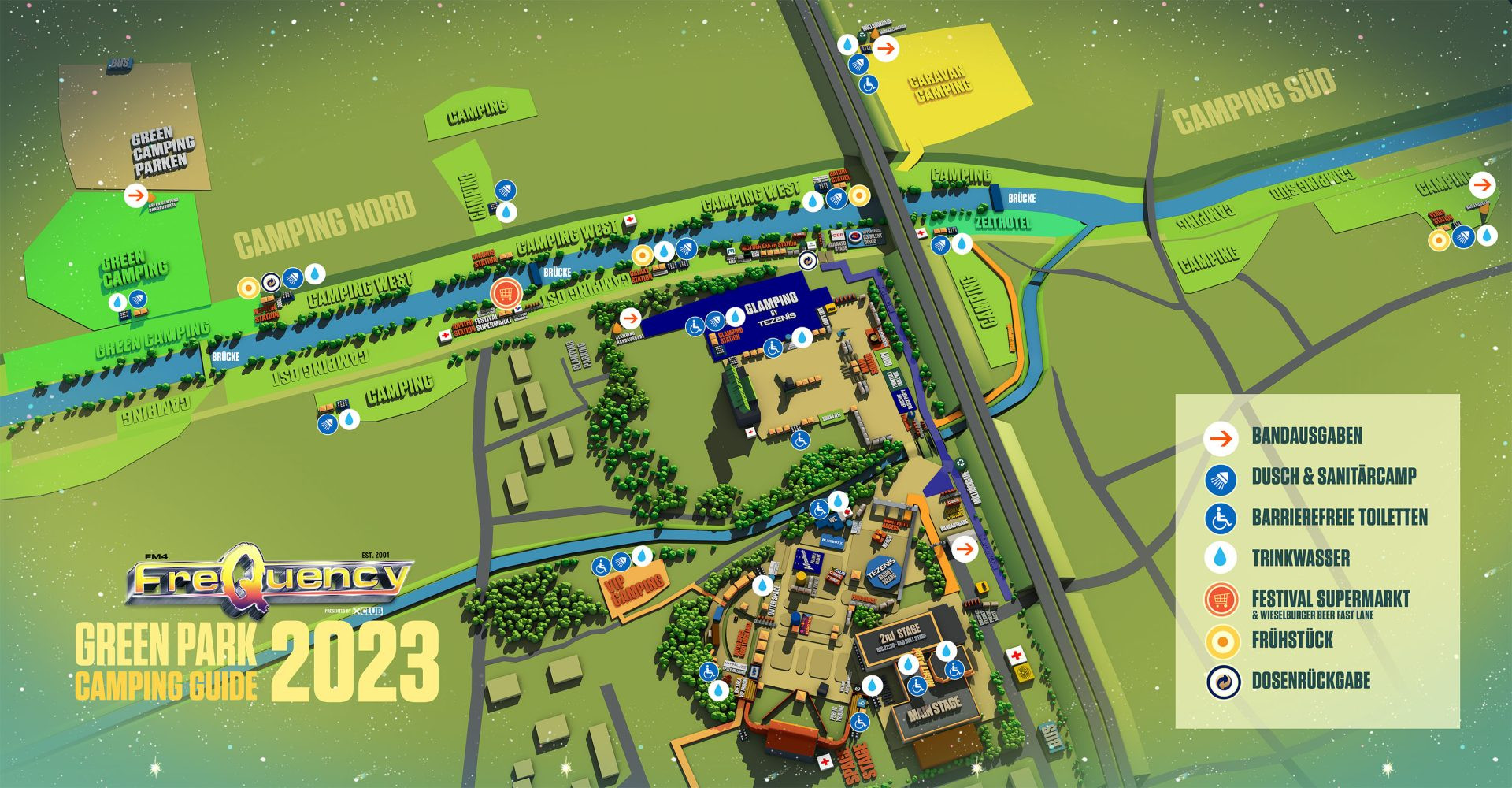 Geländeplan - FM4 Frequency Festival