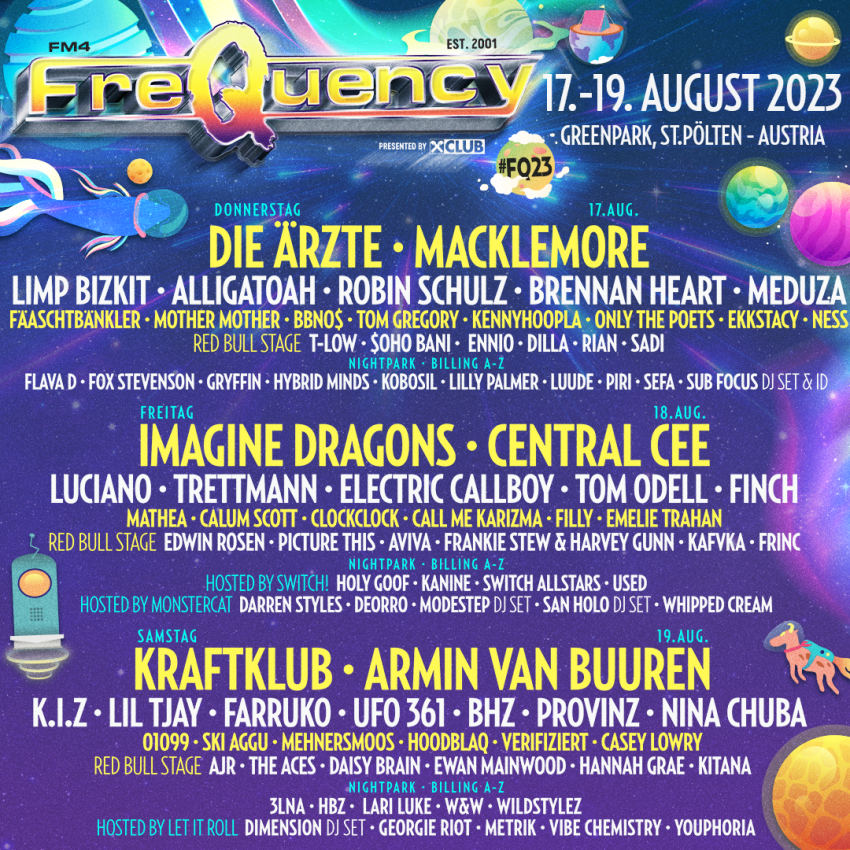 Neue Acts confirmed! FM4 Frequency Festival